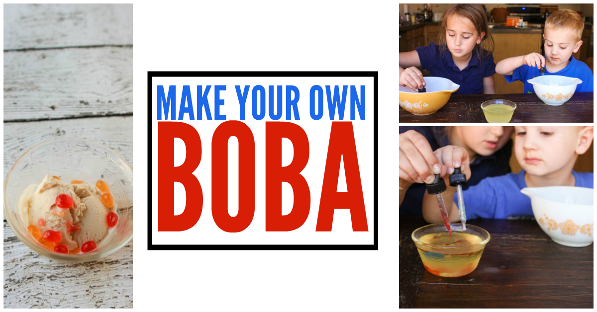 Make your own boba feature No Guilt Mom
