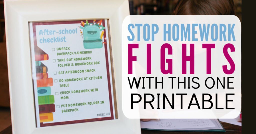 Overwhelmed? Homework Help for your Middle School Student - No Guilt Mom