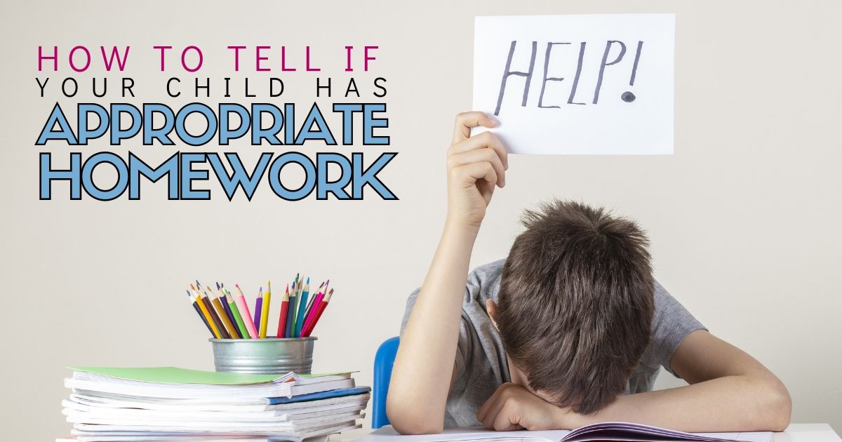How do you know if your kid’s homework is appropriate? - No Guilt Mom