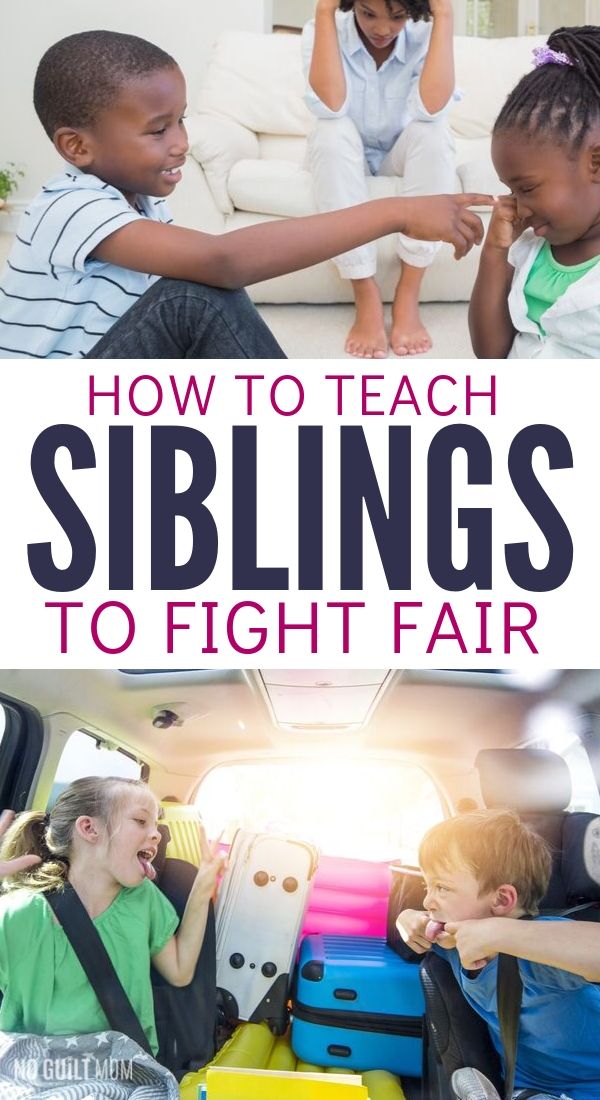 Is it Normal for Siblings to Fight all the Time? - No Guilt Mom